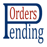 Pending orders September 2018